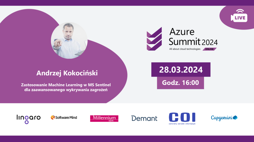 Sala A - Azure Summit 2024 (online) | Konferencja o chmurze Microsoft Azure i technologiach ...